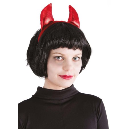 Serre-Tête Cornes de Diable Métallisées Halloween| Tralala-Déguisement.fr