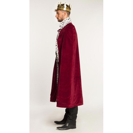Cape de Roi Bordeaux 140 cm Adulte | Tralala-Déguisement.fr