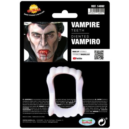 Dentier de Vampire Blanc Plastique Adulte - accessoires | Tralala ...